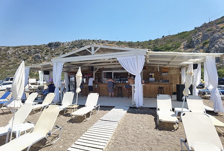 The long Kondyli beach (Agios Nikolaos) in Argolida - Map - Choice Greece